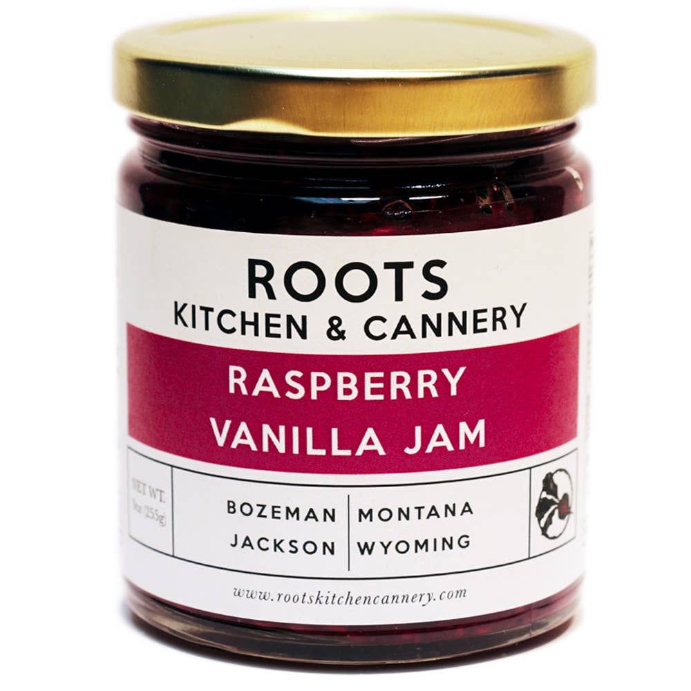 Raspberry Vanilla Jam by Roots Kitchen & Cannery | Mavens Market