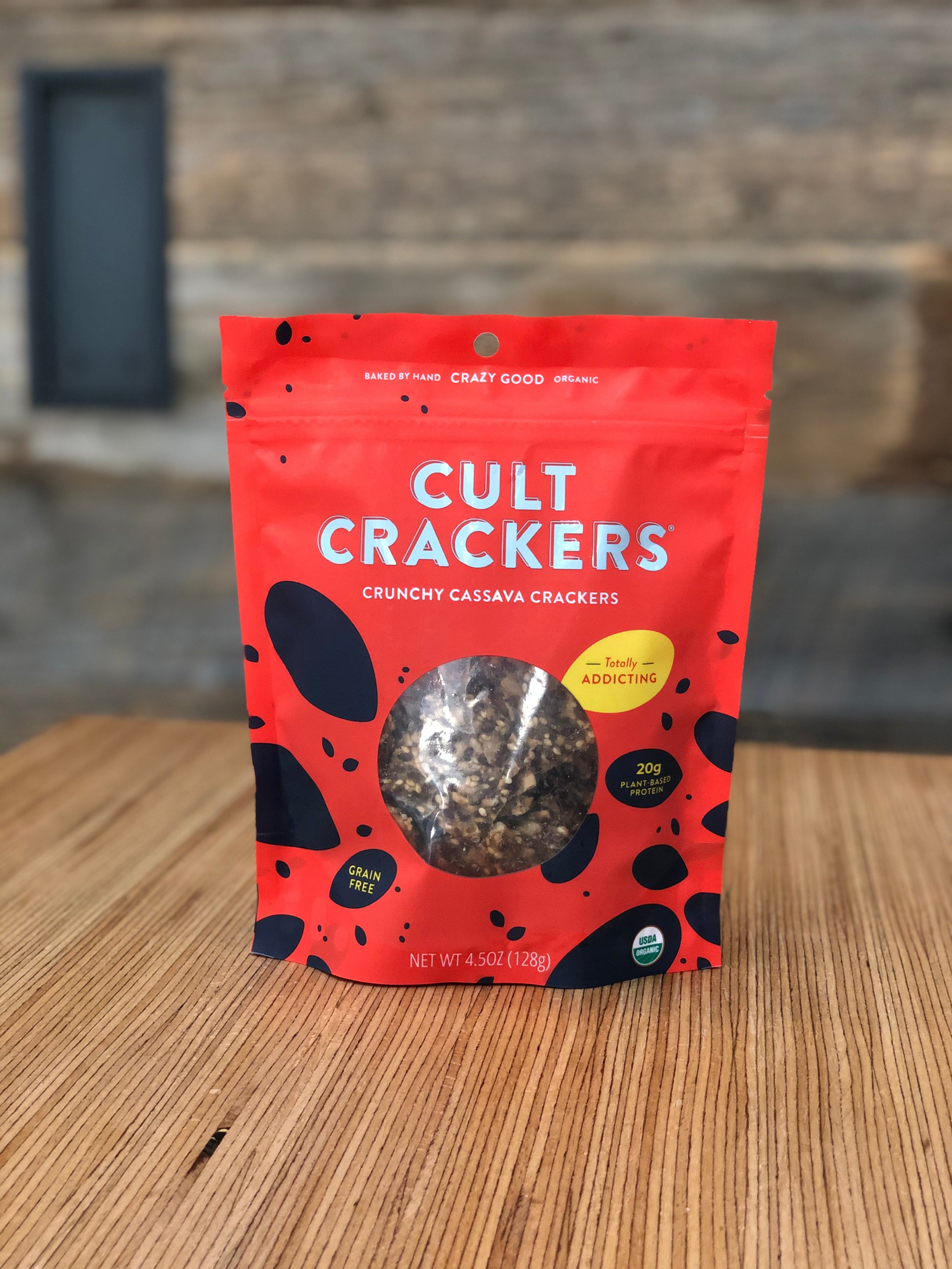 Crunchy Cassava Crackers by Cult Crackers | Mavens Market